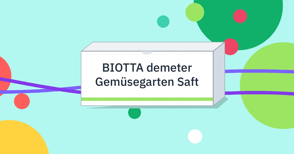 Symbolbild: Packung mit der Aufschrift BIOTTA demeter Gemüsegarten Saft (PZN 17919865) – Verfügbarkeit und Bezug in Apotheken in Frankfurt am Main