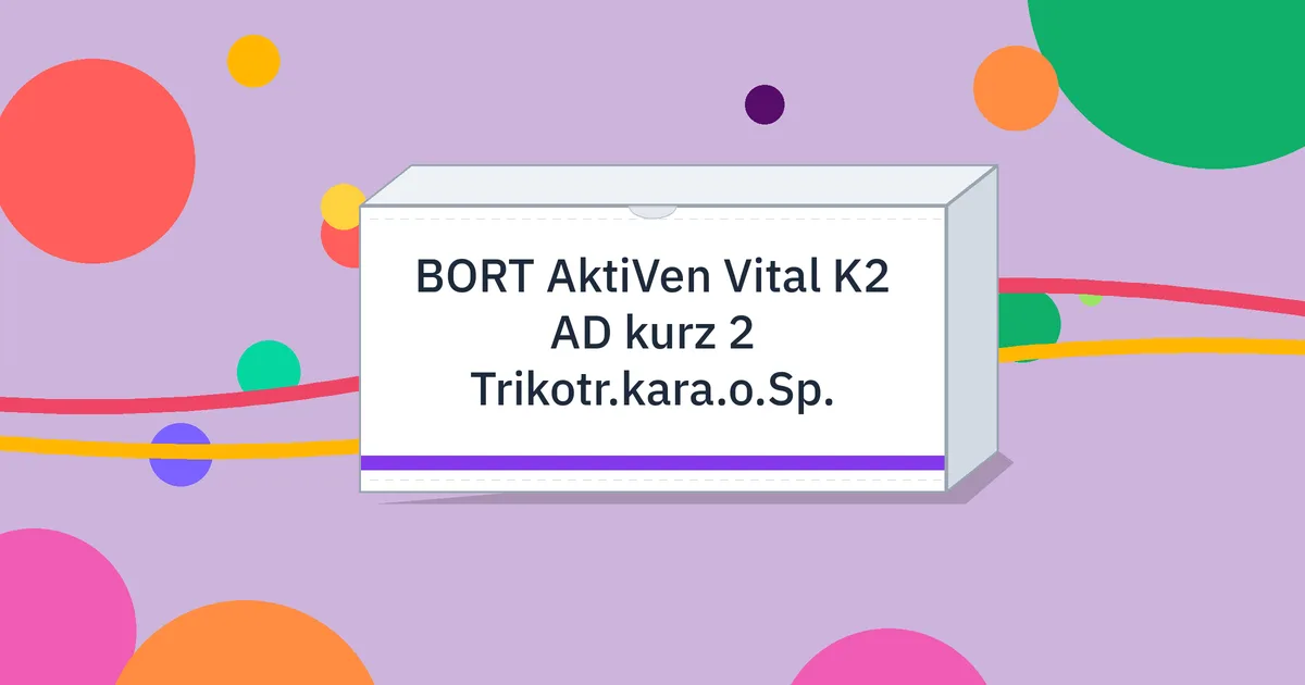 Symbolbild: Packung mit der Aufschrift BORT AktiVen Vital K2 AD kurz 2 Trikotr.kara.o.Sp. (PZN 12549317) – Verfügbarkeit und Bezug in Apotheken in Frankfurt am Main