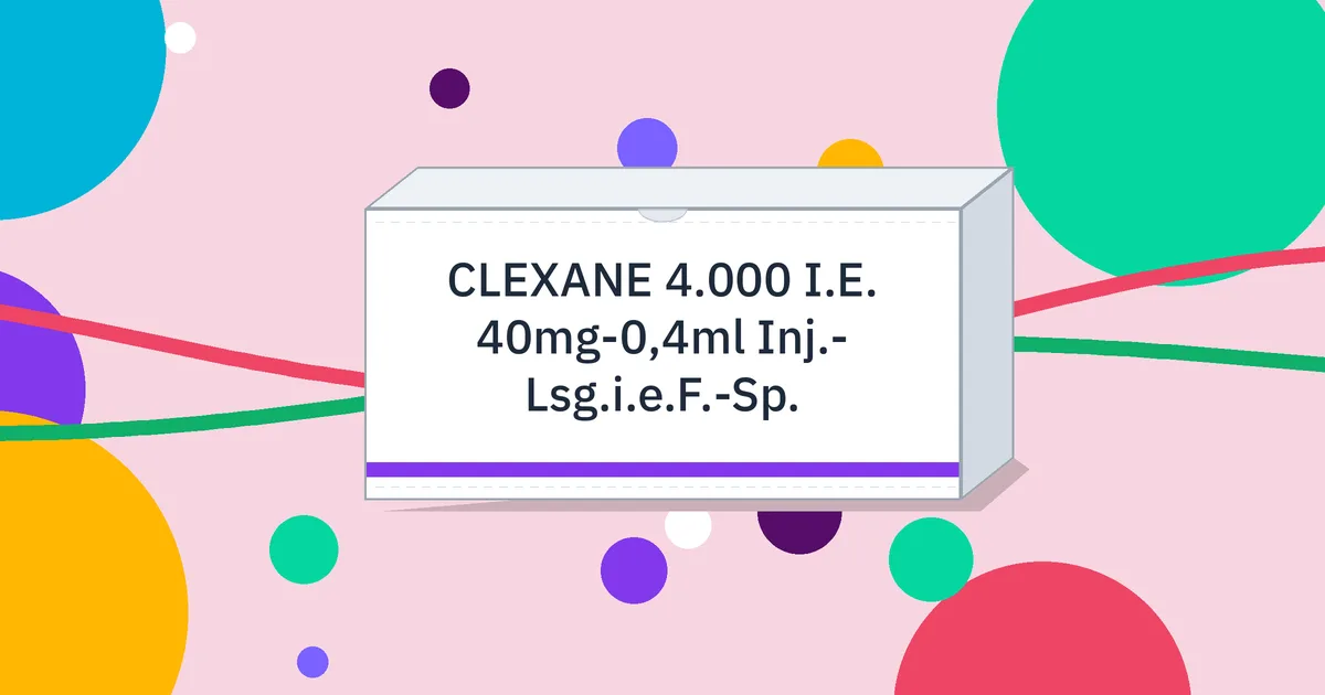 Symbolbild: Packung mit der Aufschrift CLEXANE 4.000 I.E. 40mg-0,4ml Inj.-Lsg.i.e.F.-Sp. (PZN 15814866) – Verfügbarkeit und Bezug in Apotheken in Frankfurt am Main