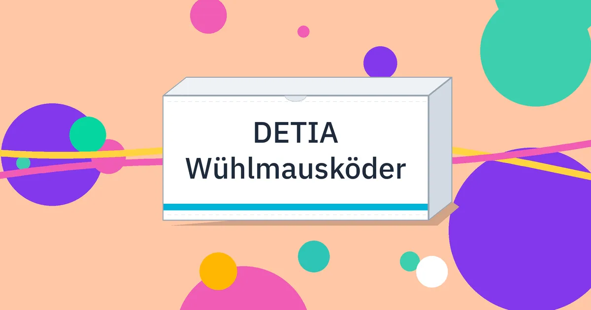 Symbolbild: Packung mit der Aufschrift DETIA Wühlmausköder (PZN 11111369) – Verfügbarkeit und Bezug in Apotheken in Frankfurt am Main