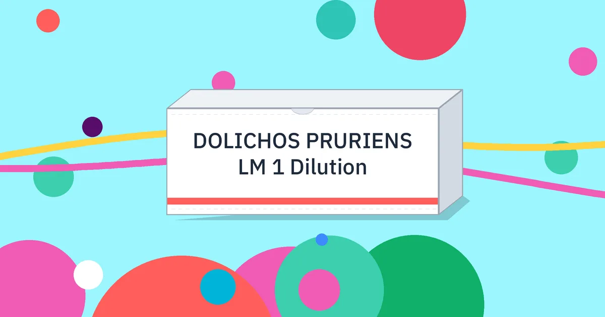 Symbolbild: Packung mit der Aufschrift DOLICHOS PRURIENS LM 1 Dilution (PZN 13466409) – Verfügbarkeit und Bezug in Apotheken in Frankfurt am Main