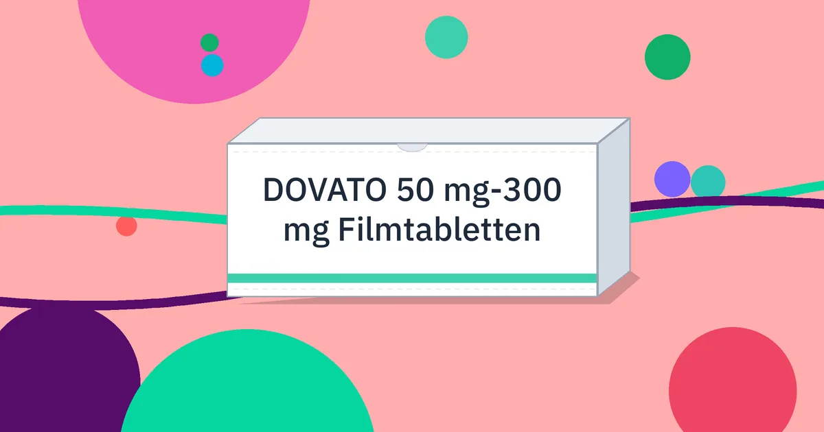 Symbolbild: Packung mit der Aufschrift DOVATO 50 mg-300 mg Filmtabletten (PZN 17164987) – Verfügbarkeit und Bezug in Apotheken in Frankfurt am Main