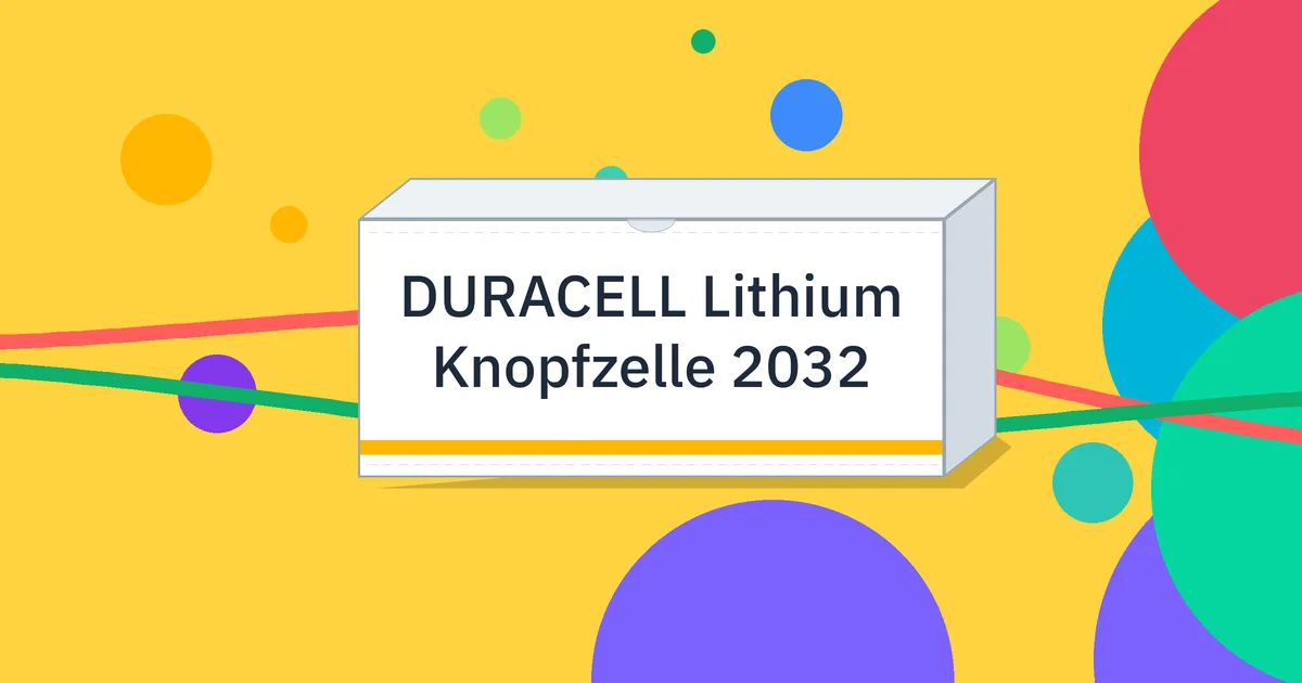 Symbolbild: Packung mit der Aufschrift DURACELL Lithium Knopfzelle 2032 (PZN 14285638) – Verfügbarkeit und Bezug in Apotheken in Frankfurt am Main