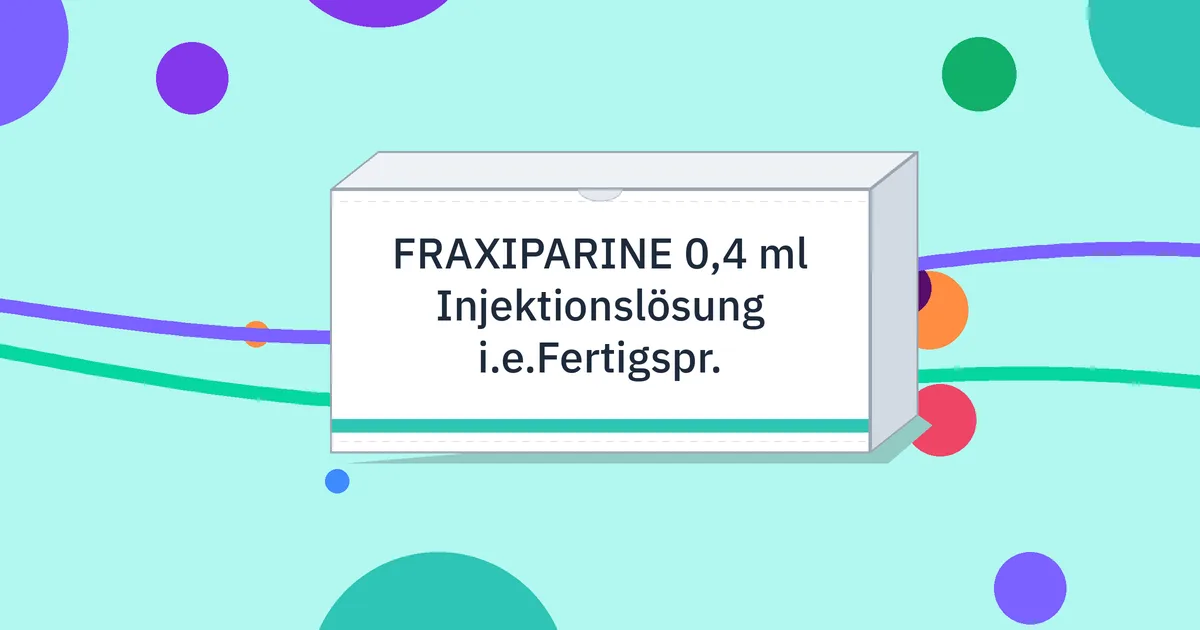 Symbolbild: Packung mit der Aufschrift FRAXIPARINE 0,4 ml Injektionslösung i.e.Fertigspr. (PZN 11188432) – Verfügbarkeit und Bezug in Apotheken in Frankfurt am Main
