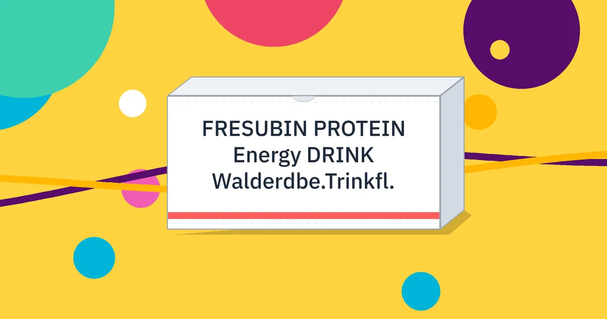 Symbolbild: Packung mit der Aufschrift FRESUBIN PROTEIN Energy DRINK Walderdbe.Trinkfl. (PZN 06698728) – Verfügbarkeit und Bezug in Apotheken in Frankfurt am Main