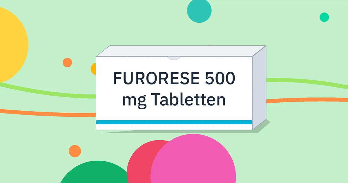Symbolbild: Packung mit der Aufschrift FURORESE 500 mg Tabletten (PZN 03771614) – Verfügbarkeit und Bezug in Apotheken in Frankfurt am Main