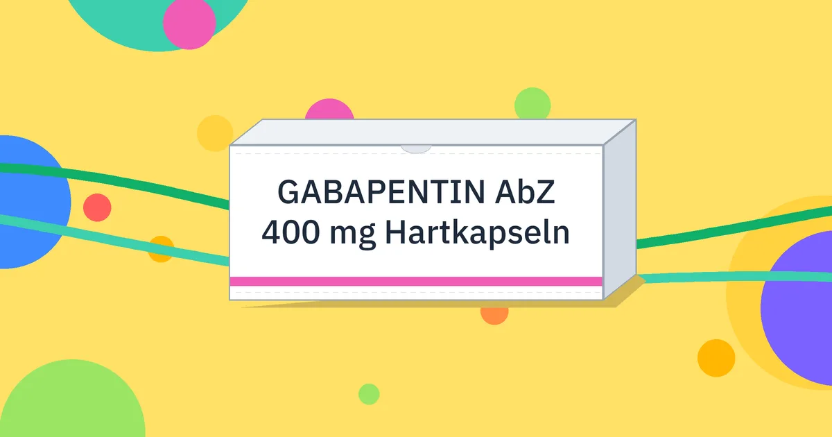 Symbolbild: Packung mit der Aufschrift GABAPENTIN AbZ 400 mg Hartkapseln (PZN 03853996) – Verfügbarkeit und Bezug in Apotheken in Frankfurt am Main