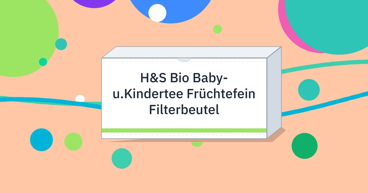 Symbolbild: Packung mit der Aufschrift H&S Bio Baby- u.Kindertee Früchtefein Filterbeutel (PZN 14264234) – Verfügbarkeit und Bezug in Apotheken in Frankfurt am Main