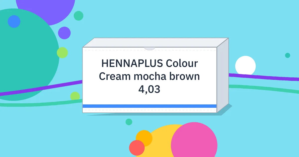 Symbolbild: Packung mit der Aufschrift HENNAPLUS Colour Cream mocha brown 4,03 (PZN 00099240) – Verfügbarkeit und Bezug in Apotheken in Frankfurt am Main