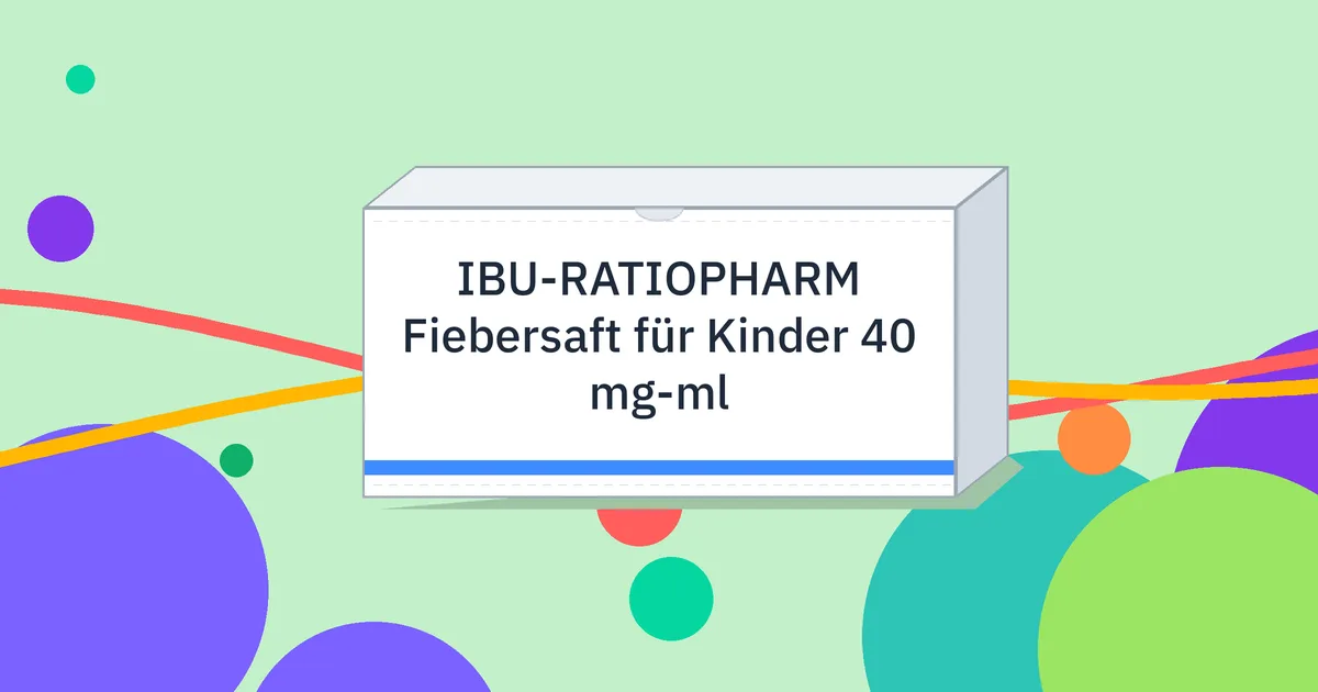 Symbolbild: Packung mit der Aufschrift IBU-RATIOPHARM Fiebersaft für Kinder 40 mg-ml (PZN 00696289) – Verfügbarkeit und Bezug in Apotheken in Frankfurt am Main