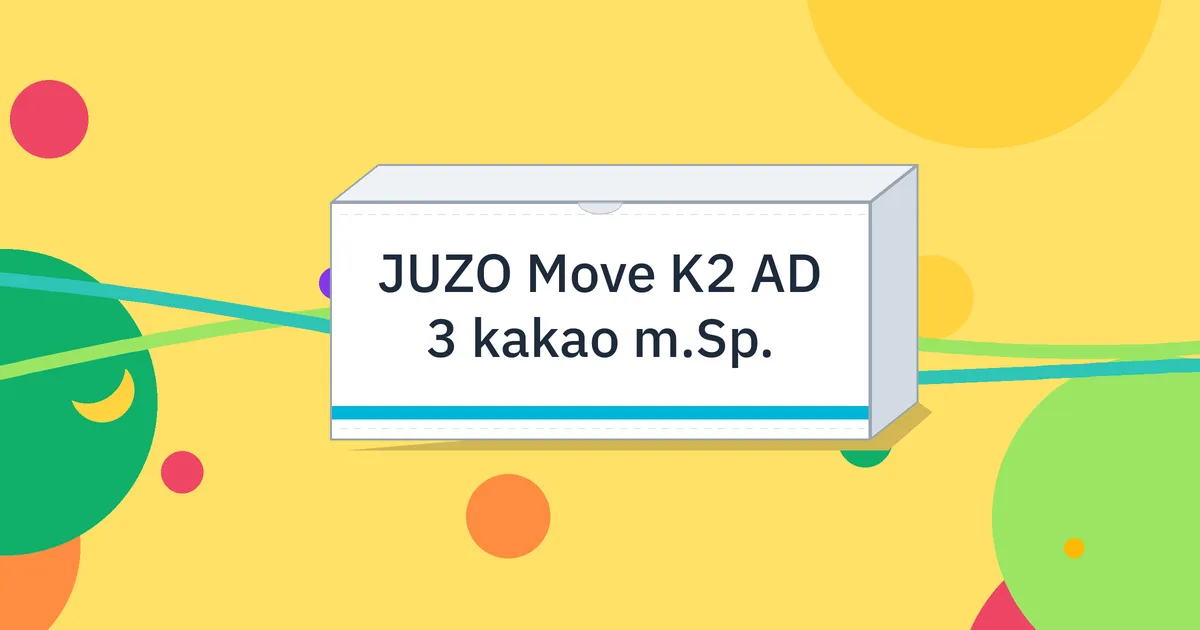 Symbolbild: Packung mit der Aufschrift JUZO Move K2 AD 3 kakao m.Sp. (PZN 18538970) – Verfügbarkeit und Bezug in Apotheken in Frankfurt am Main