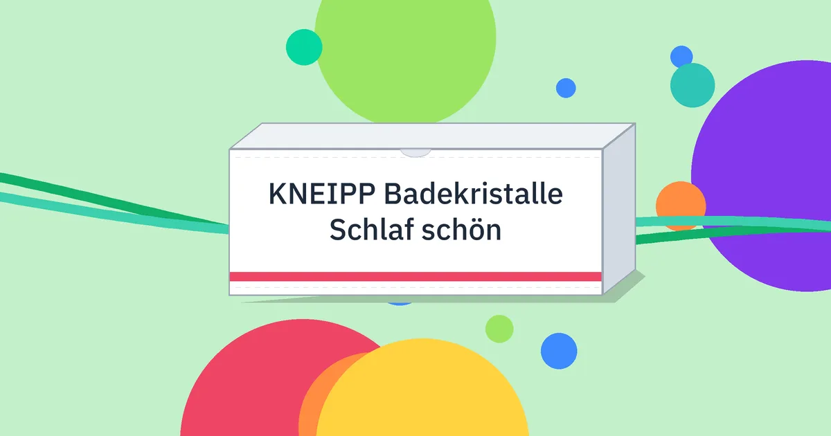 Symbolbild: Packung mit der Aufschrift KNEIPP Badekristalle Schlaf schön (PZN 13334990) – Verfügbarkeit und Bezug in Apotheken in Frankfurt am Main