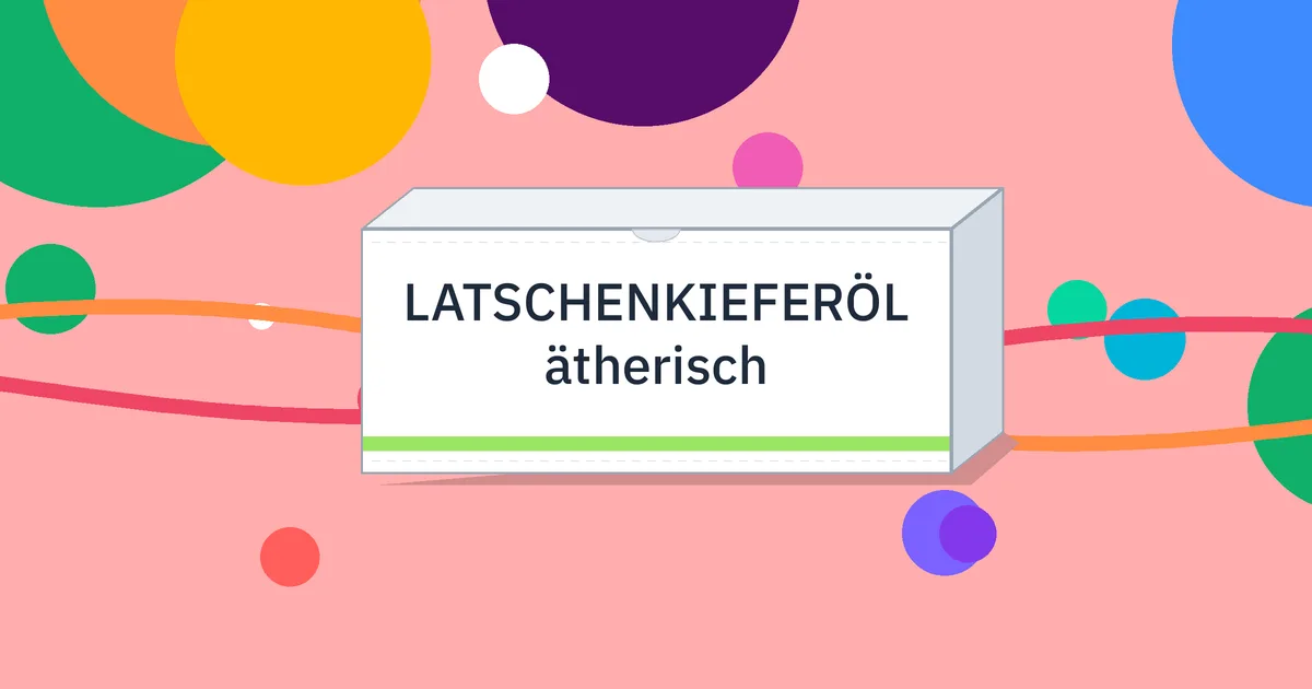Symbolbild: Packung mit der Aufschrift LATSCHENKIEFERÖL ätherisch (PZN 01222056) – Verfügbarkeit und Bezug in Apotheken in Frankfurt am Main