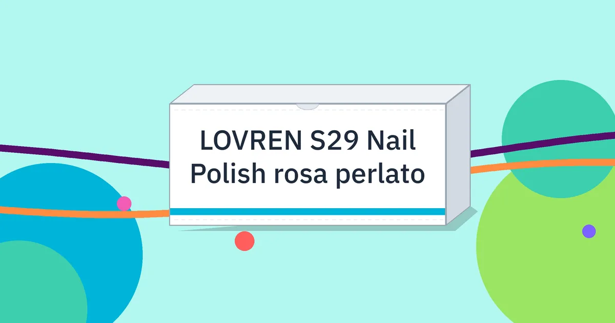 Symbolbild: Packung mit der Aufschrift LOVREN S29 Nail Polish rosa perlato (PZN 20862703) – Verfügbarkeit und Bezug in Apotheken in Frankfurt am Main