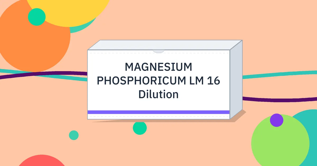Symbolbild: Packung mit der Aufschrift MAGNESIUM PHOSPHORICUM LM 16 Dilution (PZN 12939260) – Verfügbarkeit und Bezug in Apotheken in Frankfurt am Main