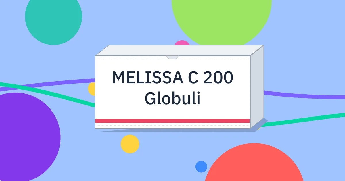 Symbolbild: Packung mit der Aufschrift MELISSA C 200 Globuli (PZN 19719780) – Verfügbarkeit und Bezug in Apotheken in Frankfurt am Main