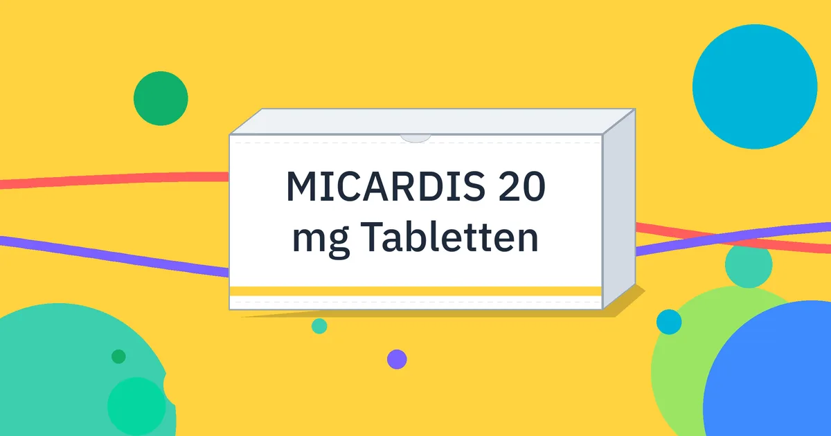 Symbolbild: Packung mit der Aufschrift MICARDIS 20 mg Tabletten (PZN 02143577) – Verfügbarkeit und Bezug in Apotheken in Frankfurt am Main