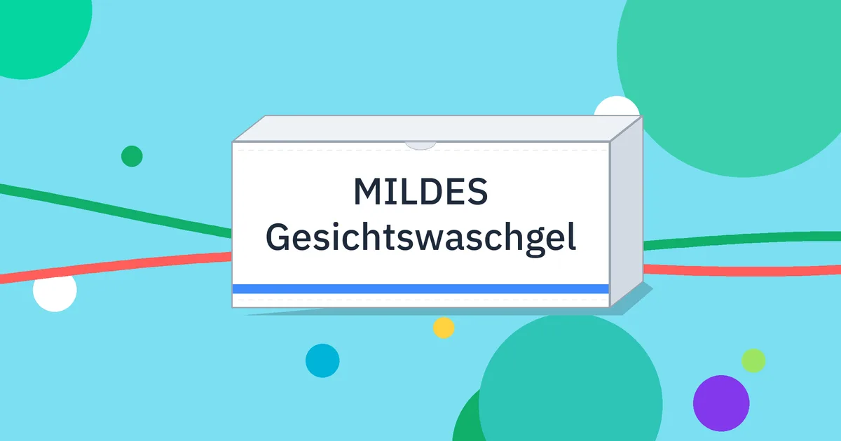 Symbolbild: Packung mit der Aufschrift MILDES Gesichtswaschgel (PZN 17263086) – Verfügbarkeit und Bezug in Apotheken in Frankfurt am Main