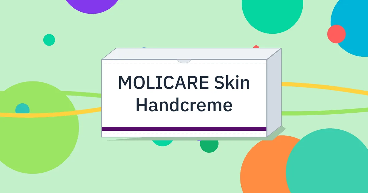 Symbolbild: Packung mit der Aufschrift MOLICARE Skin Handcreme (PZN 18401774) – Verfügbarkeit und Bezug in Apotheken in Frankfurt am Main