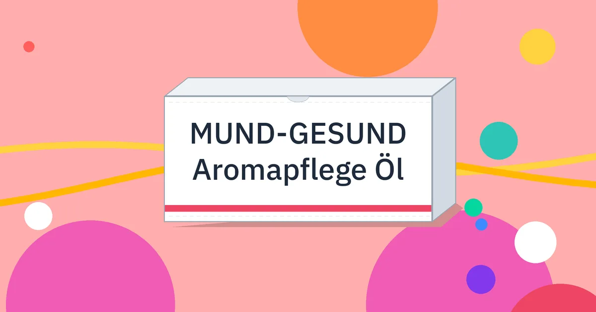 Symbolbild: Packung mit der Aufschrift MUND-GESUND Aromapflege Öl (PZN 18703050) – Verfügbarkeit und Bezug in Apotheken in Frankfurt am Main