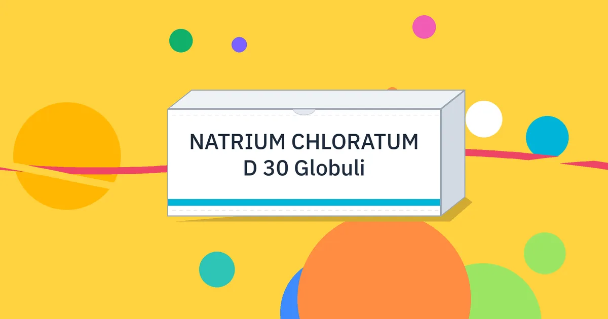 Symbolbild: Packung mit der Aufschrift NATRIUM CHLORATUM D 30 Globuli (PZN 02815261) – Verfügbarkeit und Bezug in Apotheken in Frankfurt am Main