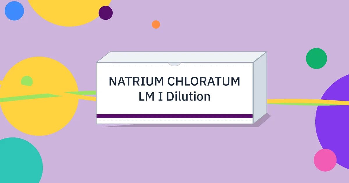 Symbolbild: Packung mit der Aufschrift NATRIUM CHLORATUM LM I Dilution (PZN 07172661) – Verfügbarkeit und Bezug in Apotheken in Frankfurt am Main