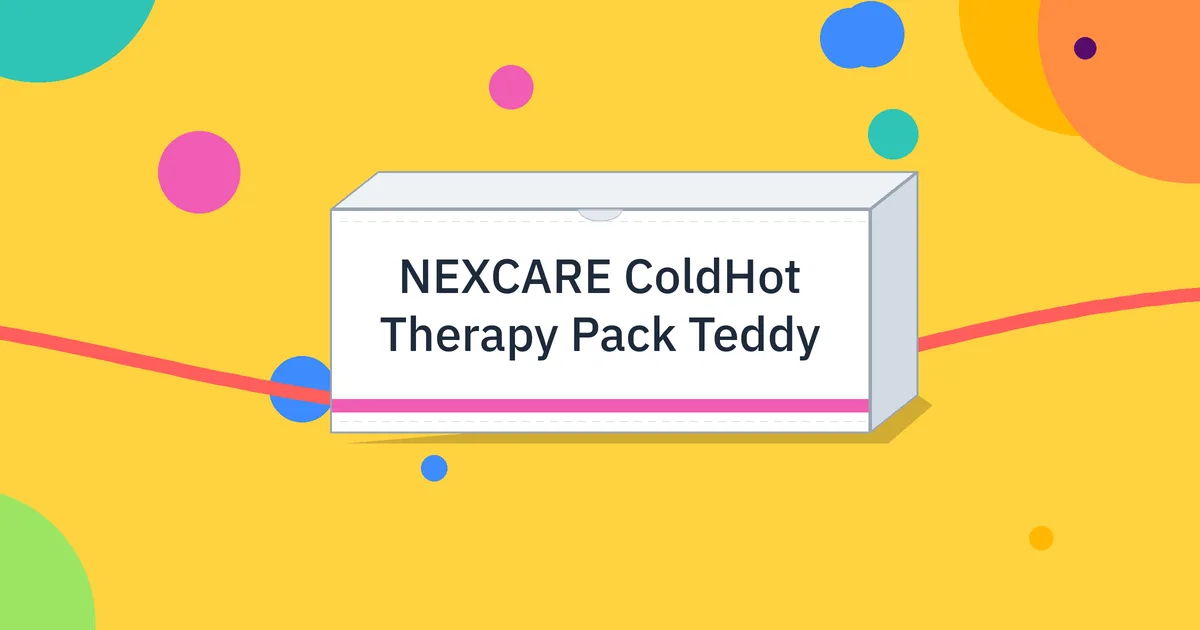 Symbolbild: Packung mit der Aufschrift NEXCARE ColdHot Therapy Pack Teddy (PZN 18352604) – Verfügbarkeit und Bezug in Apotheken in Frankfurt am Main