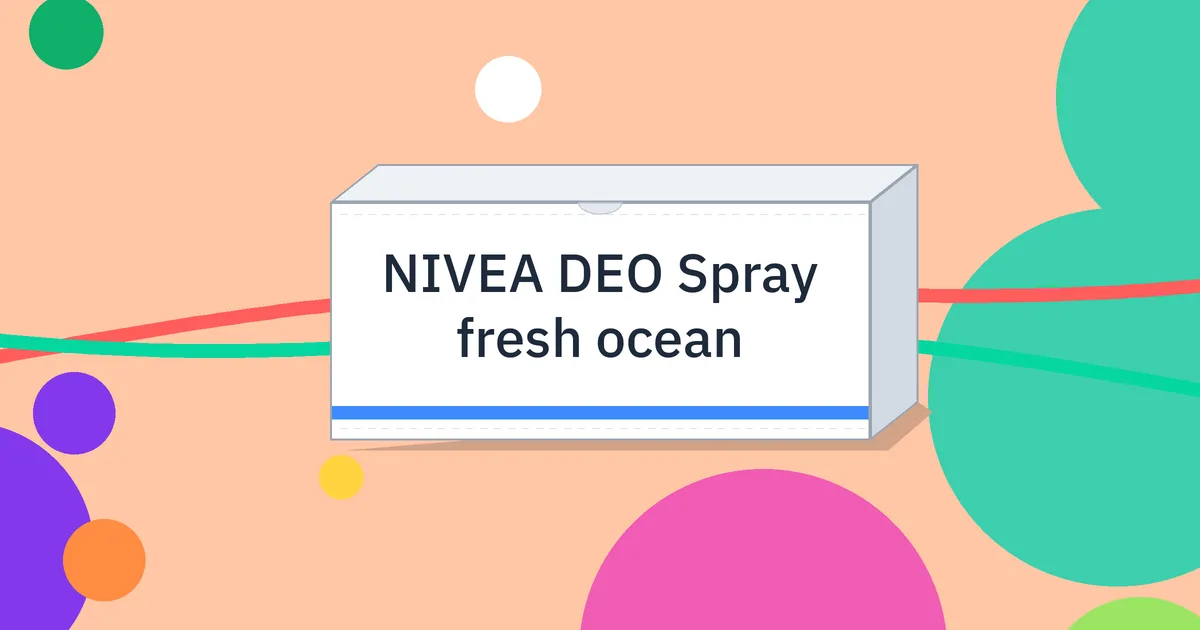 Symbolbild: Packung mit der Aufschrift NIVEA DEO Spray fresh ocean (PZN 11533780) – Verfügbarkeit und Bezug in Apotheken in Frankfurt am Main