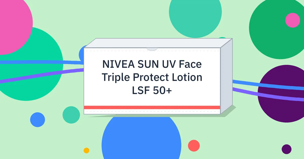 Symbolbild: Packung mit der Aufschrift NIVEA SUN UV Face Triple Protect Lotion LSF 50+ (PZN 18911908) – Verfügbarkeit und Bezug in Apotheken in Frankfurt am Main