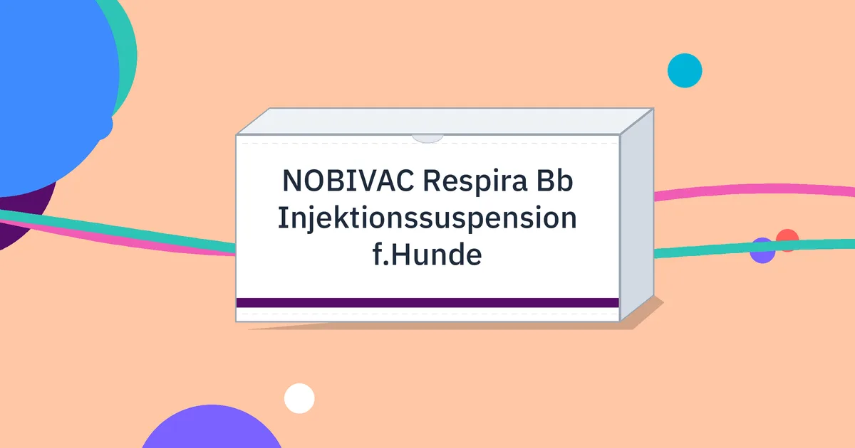 Symbolbild: Packung mit der Aufschrift NOBIVAC Respira Bb Injektionssuspension f.Hunde (PZN 17601459) – Verfügbarkeit und Bezug in Apotheken in Frankfurt am Main