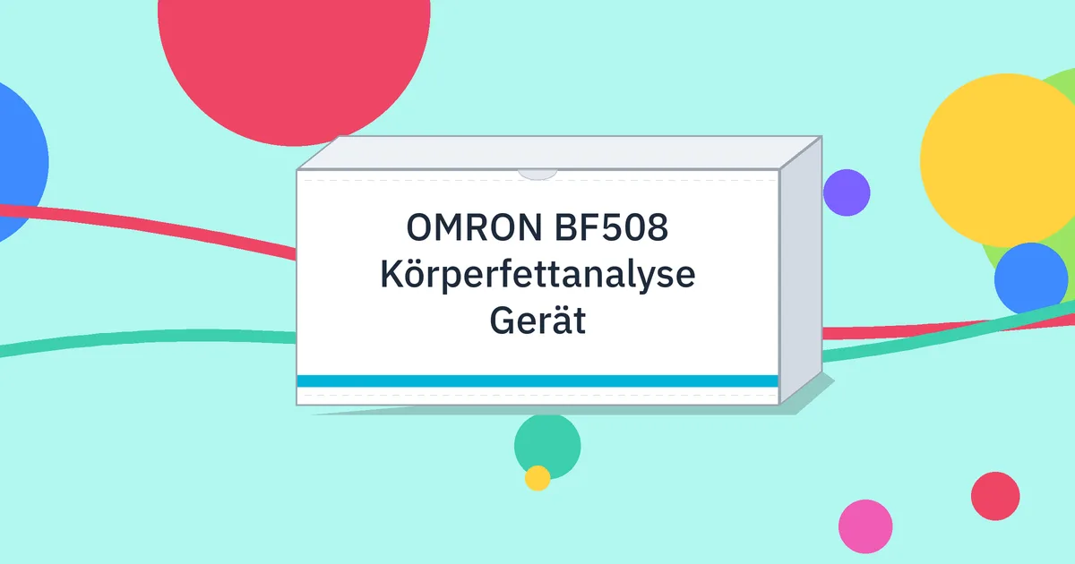 Symbolbild: Packung mit der Aufschrift OMRON BF508 Körperfettanalyse Gerät (PZN 01149075) – Verfügbarkeit und Bezug in Apotheken in Frankfurt am Main