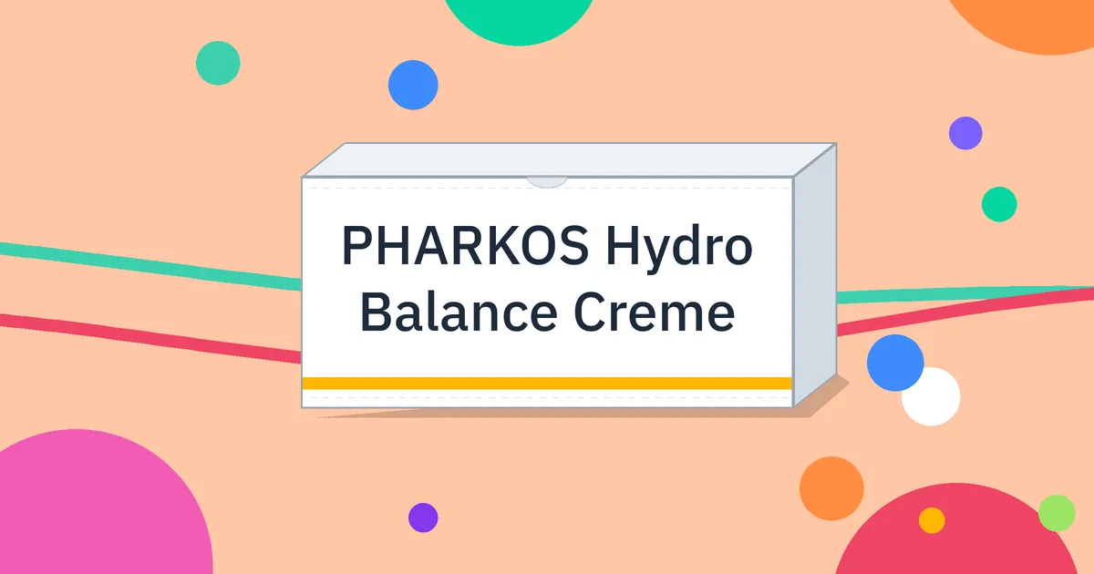 Symbolbild: Packung mit der Aufschrift PHARKOS Hydro Balance Creme (PZN 10116229) – Verfügbarkeit und Bezug in Apotheken in Frankfurt am Main