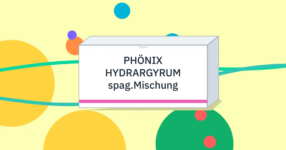 Symbolbild: Packung mit der Aufschrift PHÖNIX HYDRARGYRUM spag.Mischung (PZN 04223435) – Verfügbarkeit und Bezug in Apotheken in Frankfurt am Main