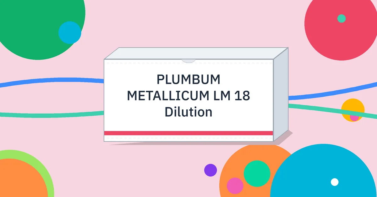 Symbolbild: Packung mit der Aufschrift PLUMBUM METALLICUM LM 18 Dilution (PZN 02603375) – Verfügbarkeit und Bezug in Apotheken in Frankfurt am Main