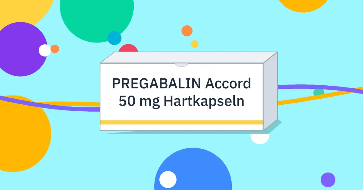 Symbolbild: Packung mit der Aufschrift PREGABALIN Accord 50 mg Hartkapseln (PZN 11305381) – Verfügbarkeit und Bezug in Apotheken in Frankfurt am Main