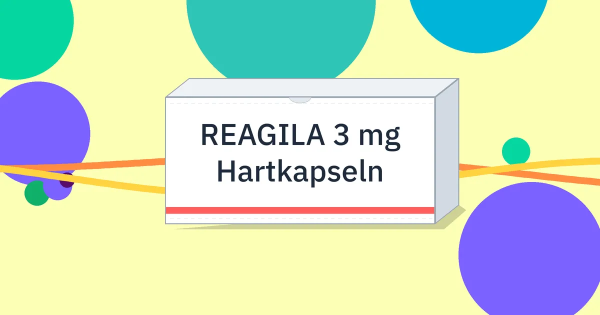 Symbolbild: Packung mit der Aufschrift REAGILA 3 mg Hartkapseln (PZN 18106288) – Verfügbarkeit und Bezug in Apotheken in Frankfurt am Main