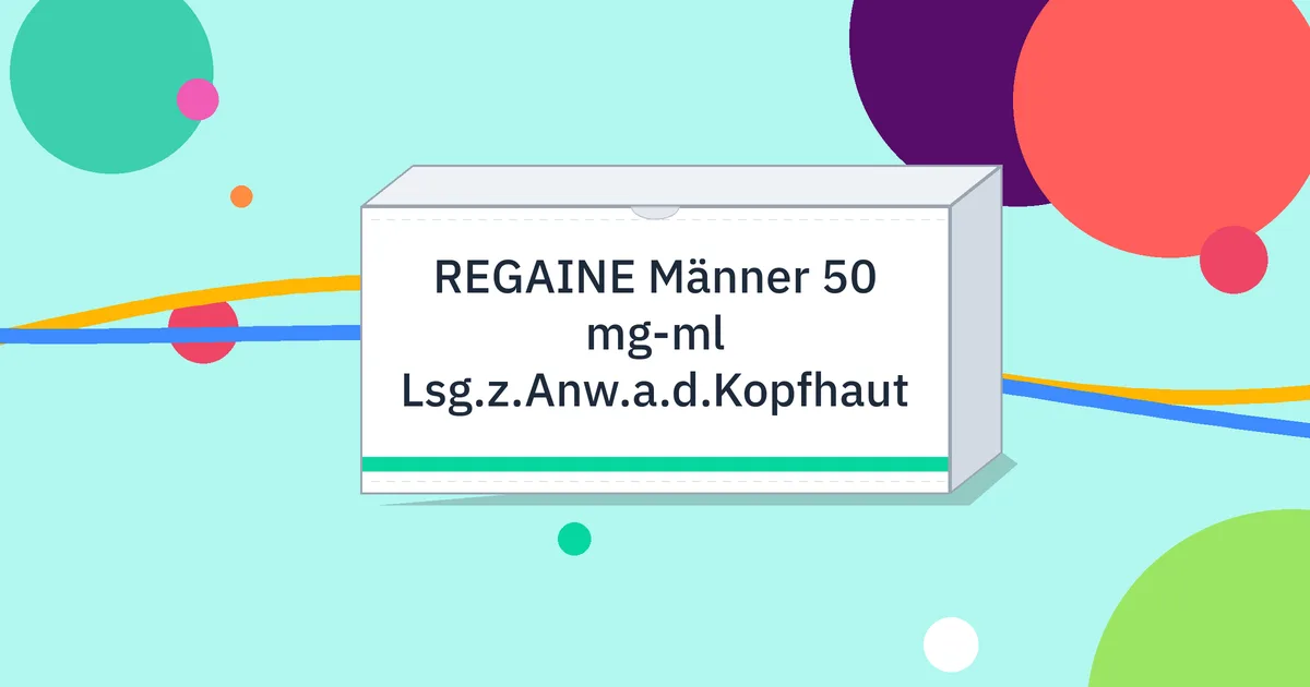 Symbolbild: Packung mit der Aufschrift REGAINE Männer 50 mg-ml Lsg.z.Anw.a.d.Kopfhaut (PZN 03671166) – Verfügbarkeit und Bezug in Apotheken in Frankfurt am Main