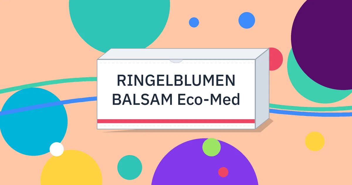 Symbolbild: Packung mit der Aufschrift RINGELBLUMEN BALSAM Eco-Med (PZN 20327074) – Verfügbarkeit und Bezug in Apotheken in Frankfurt am Main