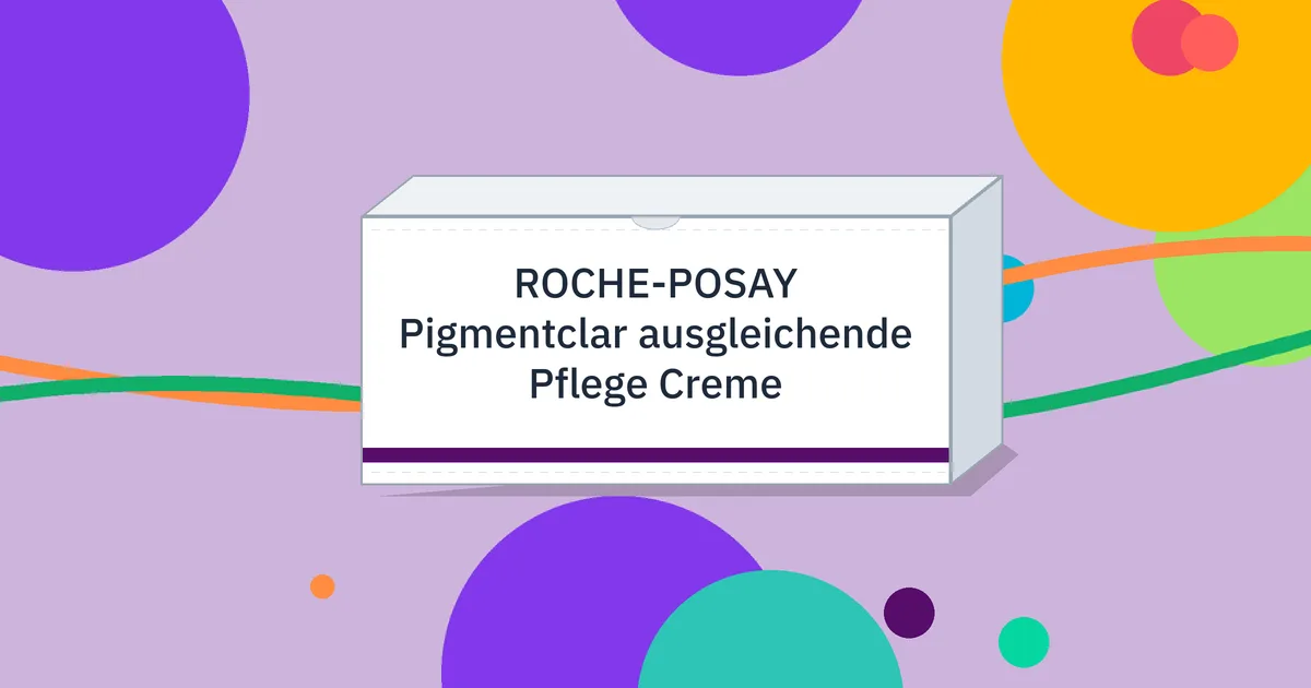 Symbolbild: Packung mit der Aufschrift ROCHE-POSAY Pigmentclar ausgleichende Pflege Creme (PZN 10110988) – Verfügbarkeit und Bezug in Apotheken in Frankfurt am Main