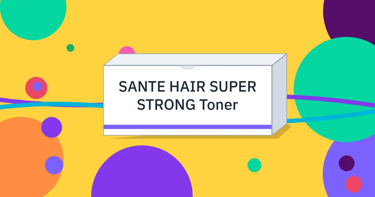 Symbolbild: Packung mit der Aufschrift SANTE HAIR SUPER STRONG Toner (PZN 19419687) – Verfügbarkeit und Bezug in Apotheken in Frankfurt am Main