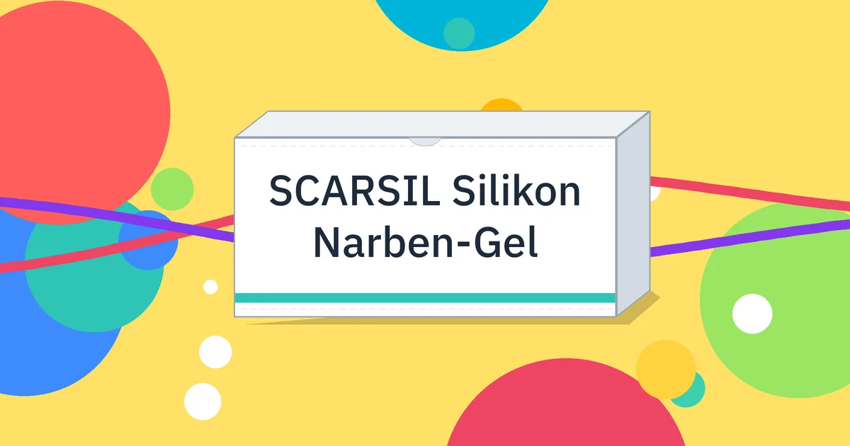 Symbolbild: Packung mit der Aufschrift SCARSIL Silikon Narben-Gel (PZN 02956599) – Verfügbarkeit und Bezug in Apotheken in Frankfurt am Main