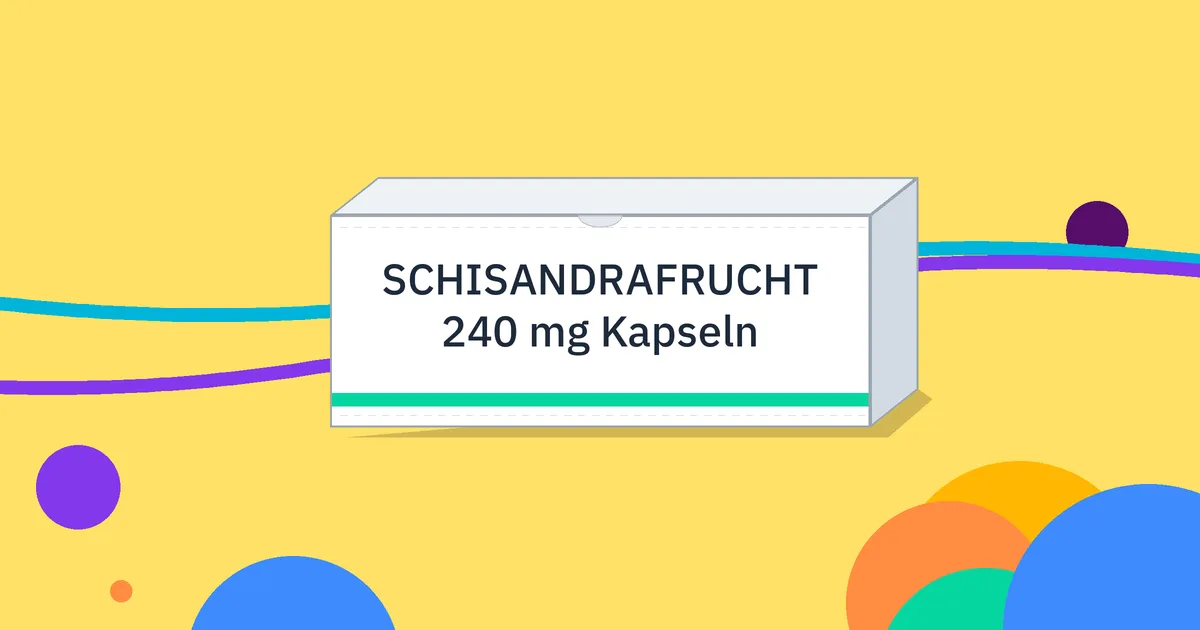 Symbolbild: Packung mit der Aufschrift SCHISANDRAFRUCHT 240 mg Kapseln (PZN 17193173) – Verfügbarkeit und Bezug in Apotheken in Frankfurt am Main