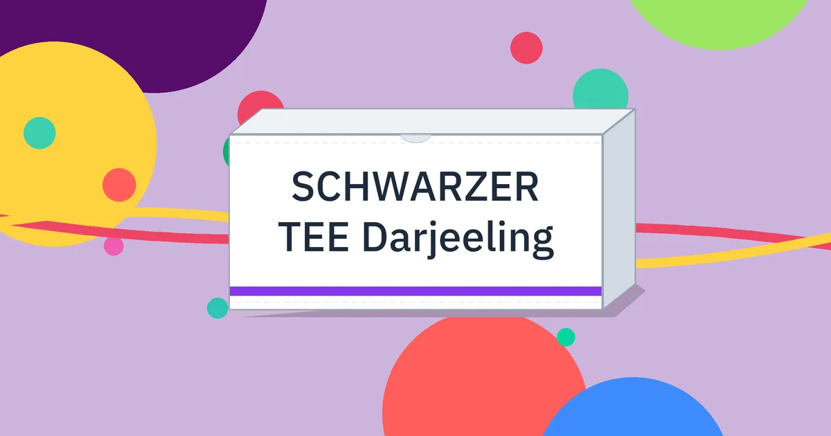 Symbolbild: Packung mit der Aufschrift SCHWARZER TEE Darjeeling (PZN 01987273) – Verfügbarkeit und Bezug in Apotheken in Frankfurt am Main