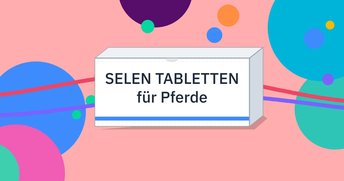 Symbolbild: Packung mit der Aufschrift SELEN TABLETTEN für Pferde (PZN 12485043) – Verfügbarkeit und Bezug in Apotheken in Frankfurt am Main
