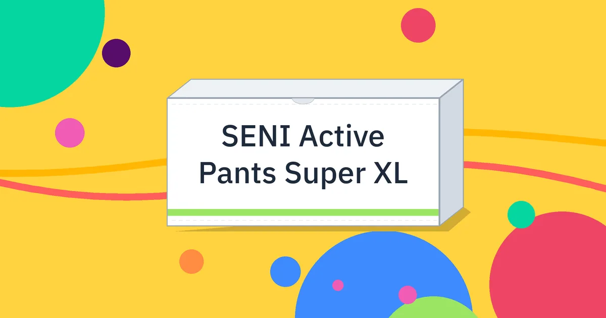 Symbolbild: Packung mit der Aufschrift SENI Active Pants Super XL (PZN 18011381) – Verfügbarkeit und Bezug in Apotheken in Frankfurt am Main