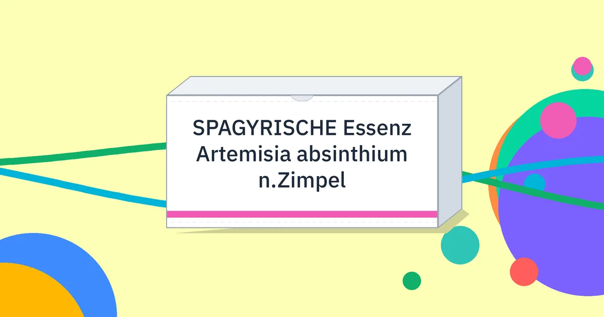 Symbolbild: Packung mit der Aufschrift SPAGYRISCHE Essenz Artemisia absinthium n.Zimpel (PZN 00915722) – Verfügbarkeit und Bezug in Apotheken in Frankfurt am Main