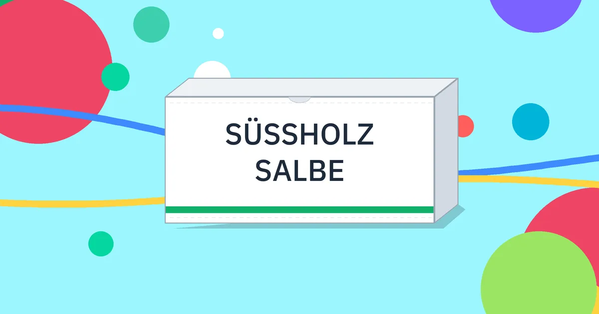 Symbolbild: Packung mit der Aufschrift SÜSSHOLZ SALBE (PZN 18396381) – Verfügbarkeit und Bezug in Apotheken in Frankfurt am Main