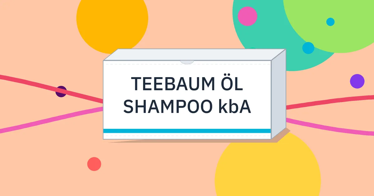 Symbolbild: Packung mit der Aufschrift TEEBAUM ÖL SHAMPOO kbA (PZN 07331390) – Verfügbarkeit und Bezug in Apotheken in Frankfurt am Main