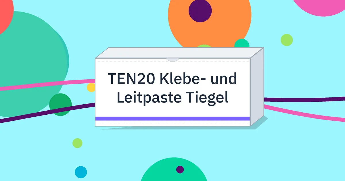 Symbolbild: Packung mit der Aufschrift TEN20 Klebe- und Leitpaste Tiegel (PZN 16888559) – Verfügbarkeit und Bezug in Apotheken in Frankfurt am Main