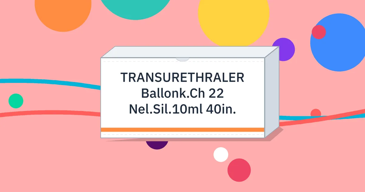 Symbolbild: Packung mit der Aufschrift TRANSURETHRALER Ballonk.Ch 22 Nel.Sil.10ml 40in. (PZN 04506883) – Verfügbarkeit und Bezug in Apotheken in Frankfurt am Main